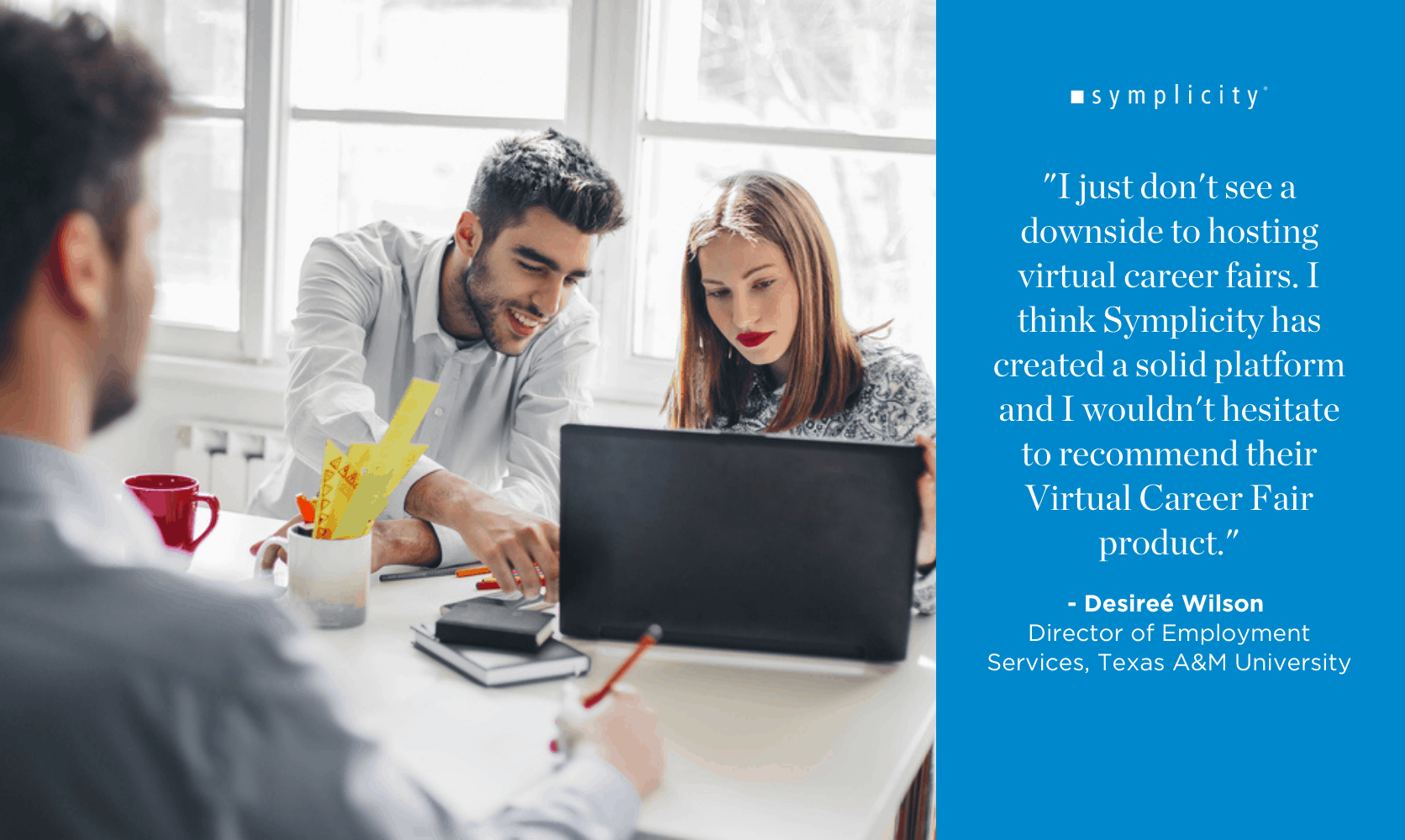 TAMU Hosts Several Virtual Career Fairs with CSM | Symplicity