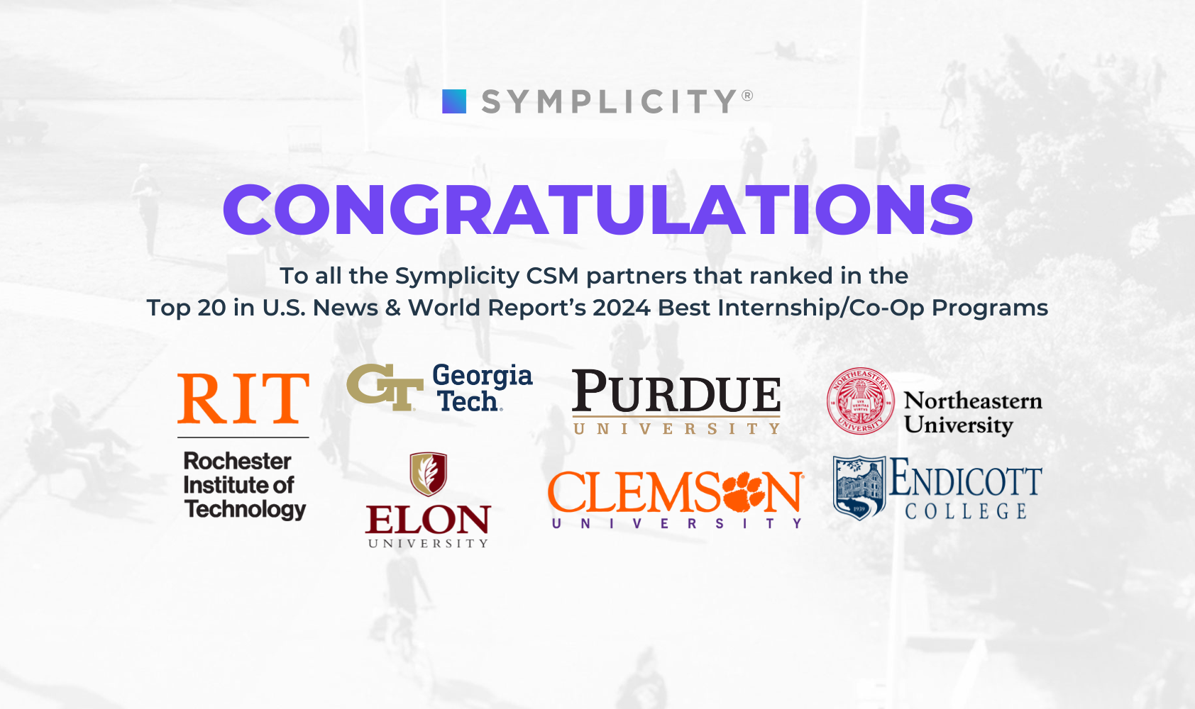 Symplicity CSM Partners Rank in Top 20 for ‘Great Internship/Co-Op ...