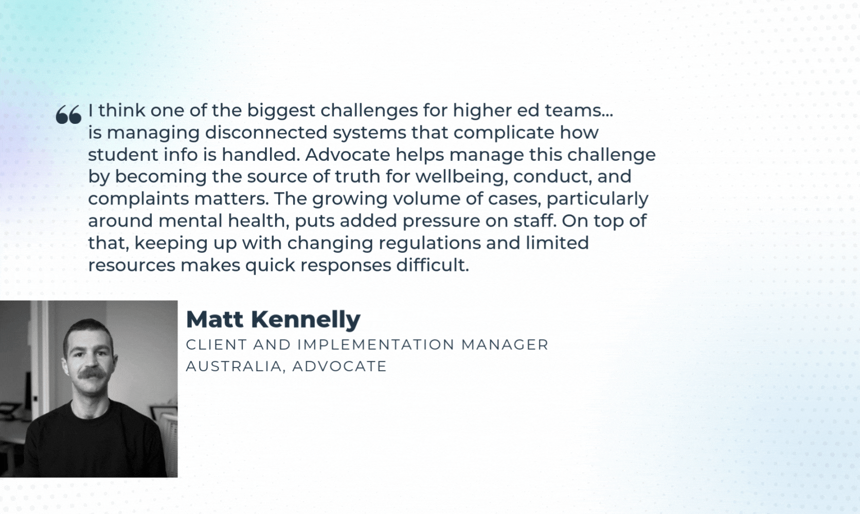 Symplicity Spotlight: Matt Kennelly