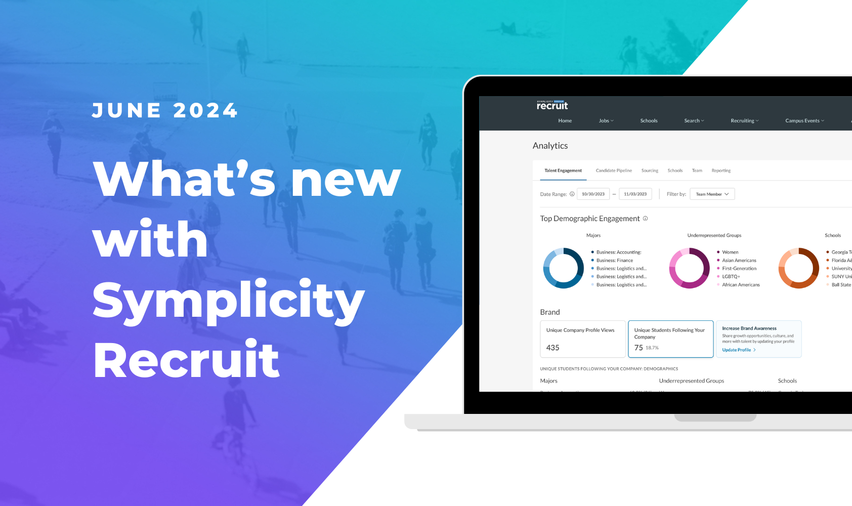 Symplicity Recruit Introduces the Talent Engagement Dashboard