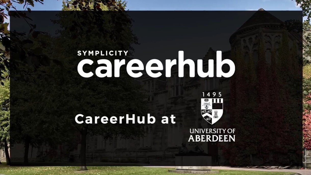 The University of Aberdeen and Symplicity CareerHub | Symplicity UK